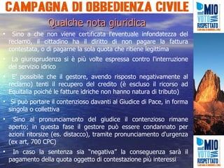 Campagna Obbedienza Civile - presentazione | PPT