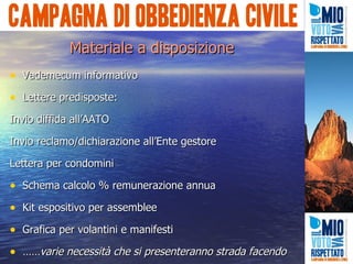 Campagna Obbedienza Civile - presentazione | PPT