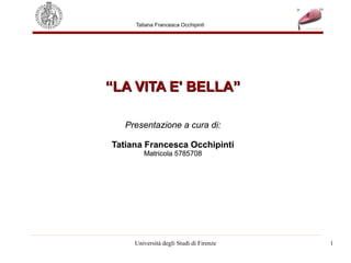 La vita è bella | ODP