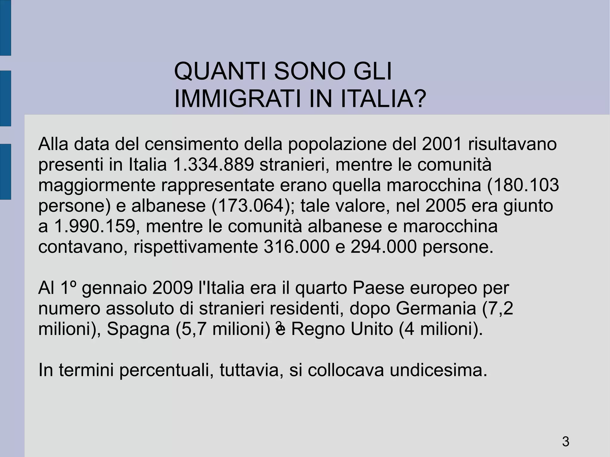 presentazione immigrazione | ODP