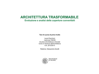 Architettura Trasformabile -presentazione | PDF