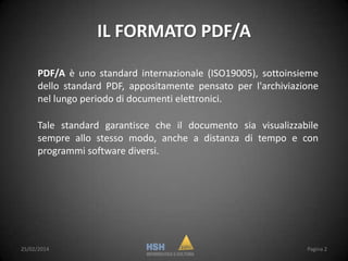 Presentazione pdf | PPT