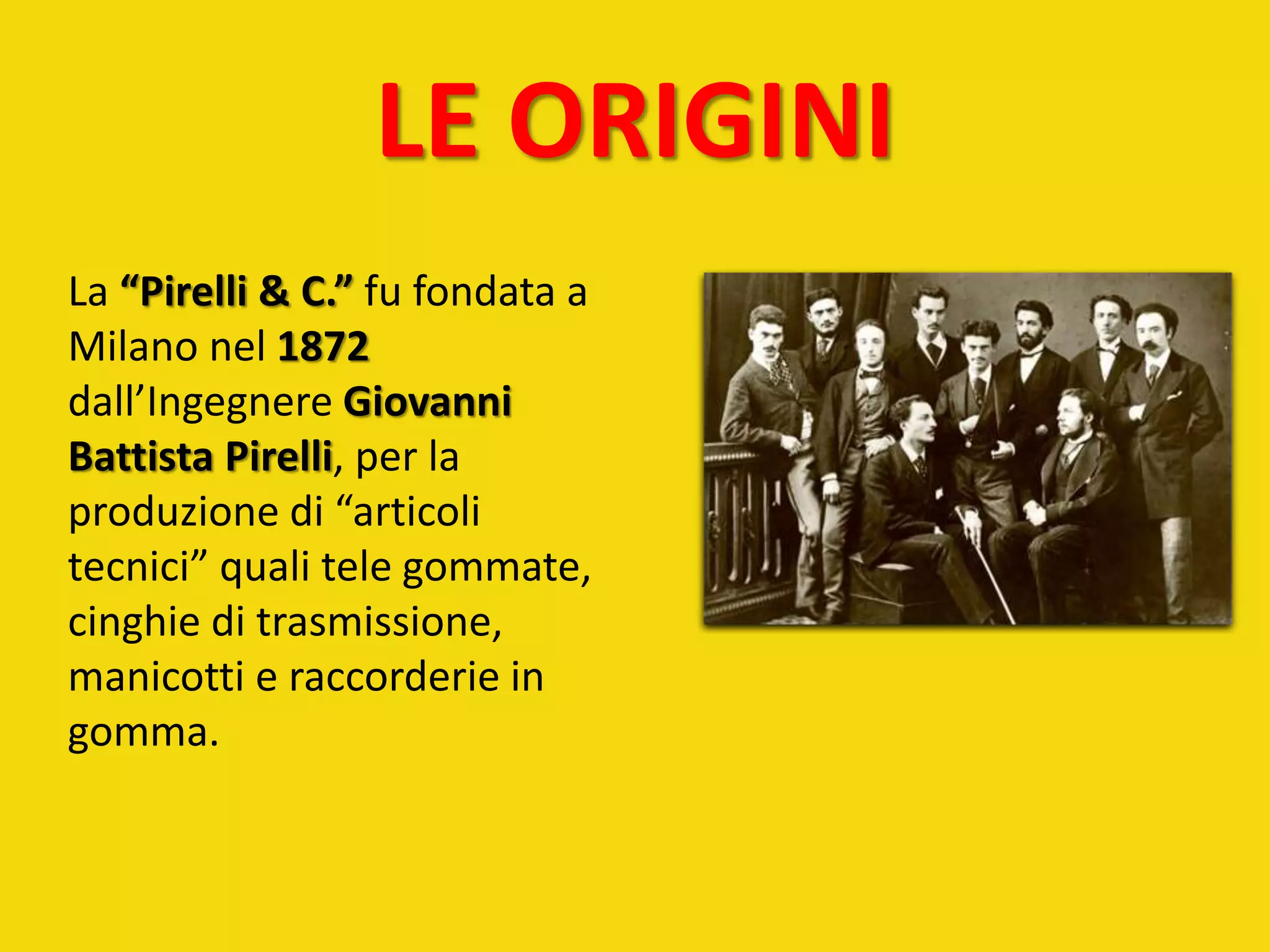 Pirelli spa presentazione | PPTX