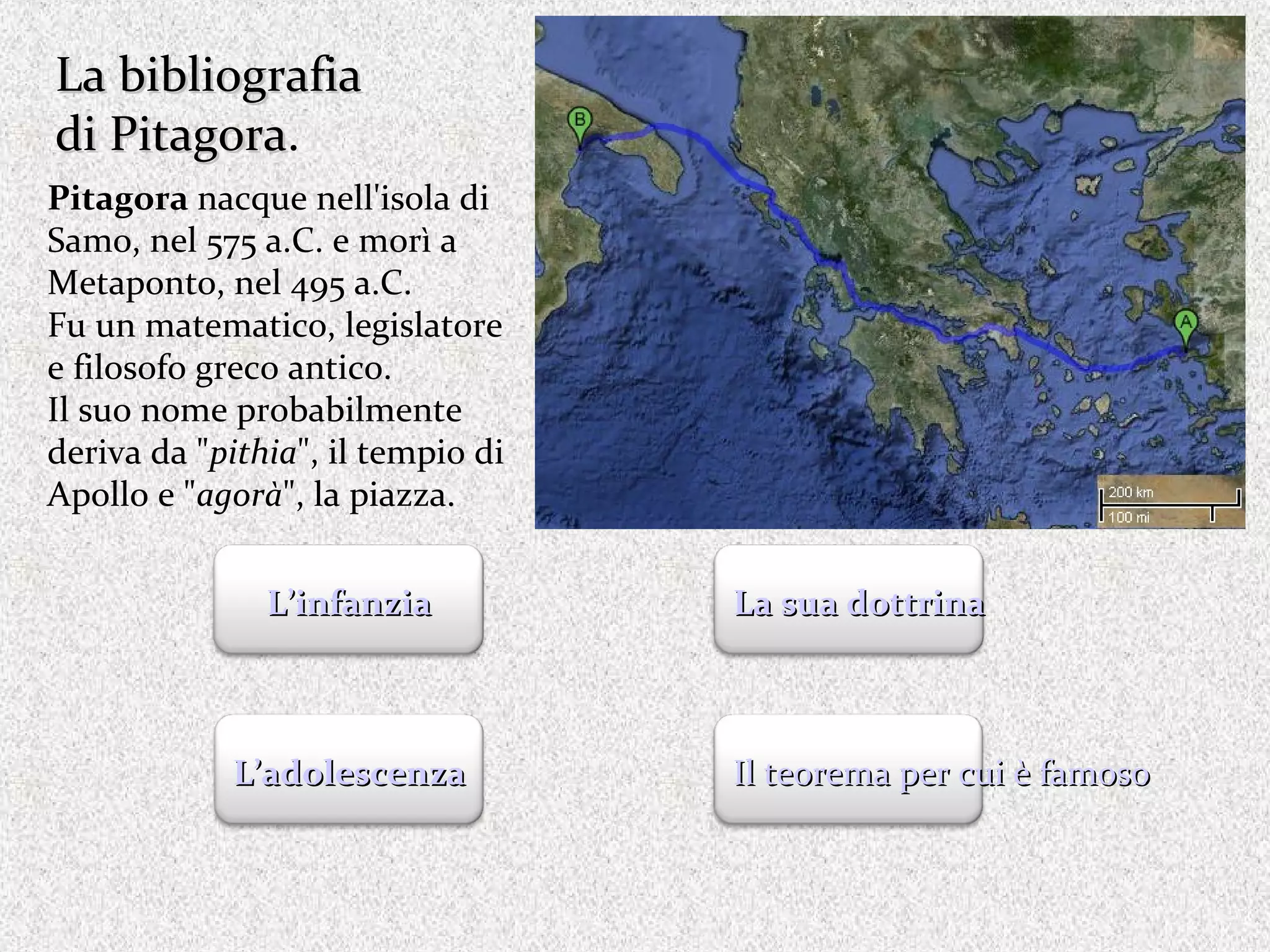 La vita di Pitagora | PPT