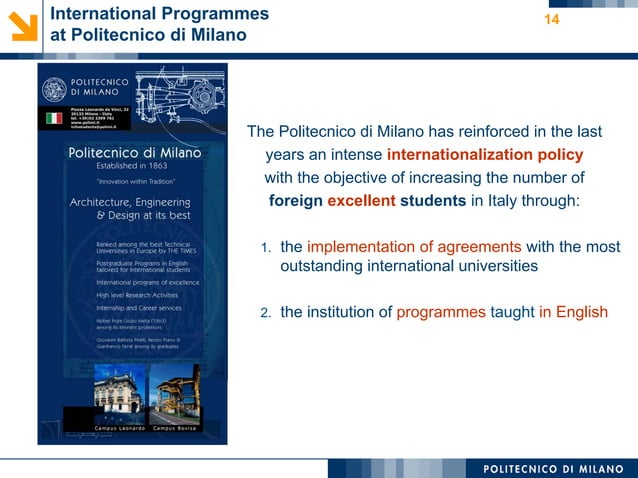 Presentazione polimi | PDF
