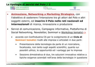 Presentazione polo ICT - 2012 10-22 - Luciano Mallamaci | PDF