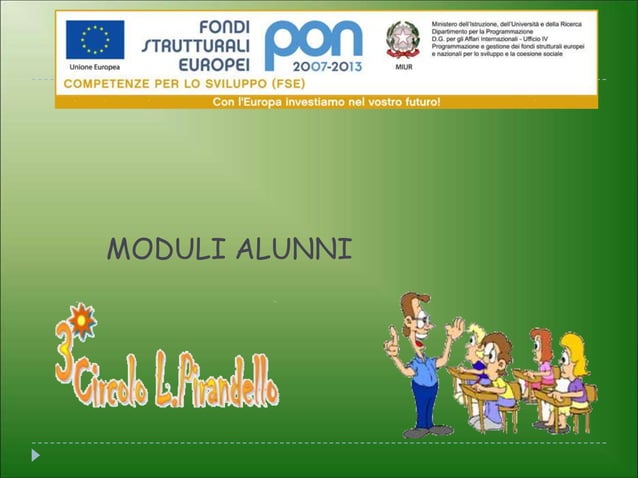 Presentazione pon genitori | PPT