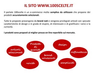 Il portale 100 scelte | PPT