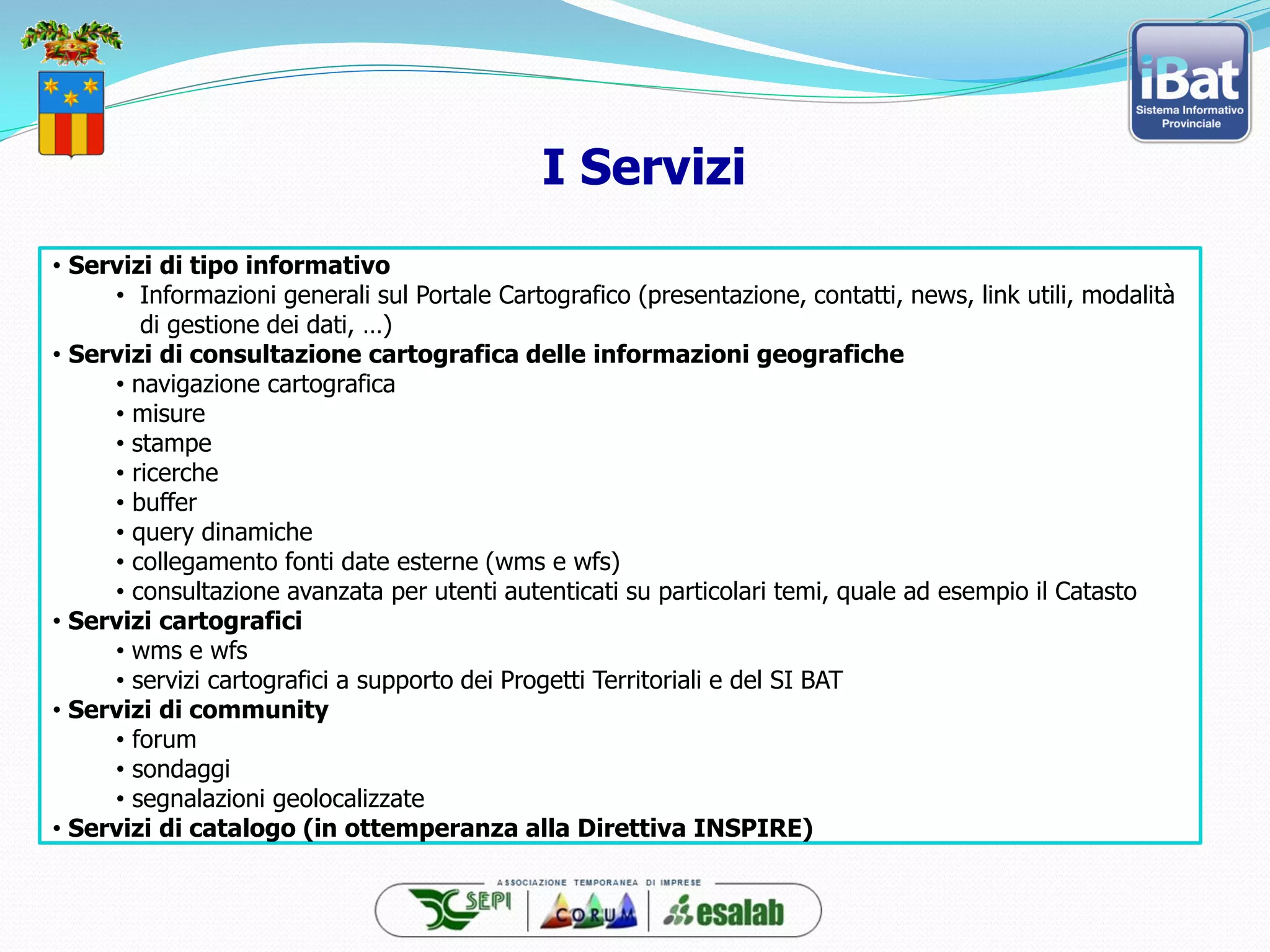 Portale Cartografico iBAT | PPT