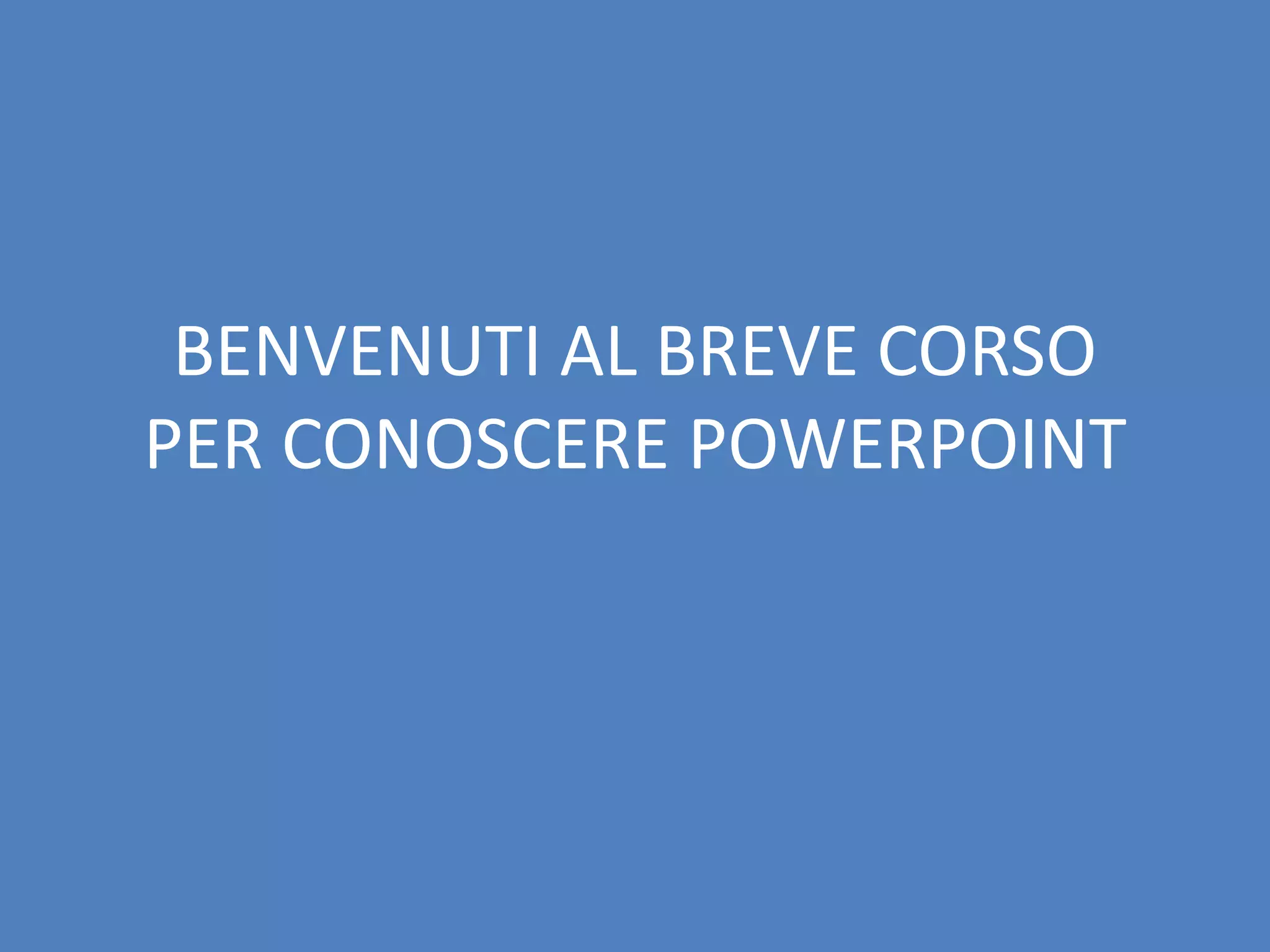 Presentazione powerpoint | PPSX