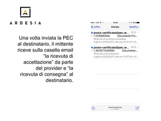 Pec in mobilità - Scansione ed Invio documenti. | PPT