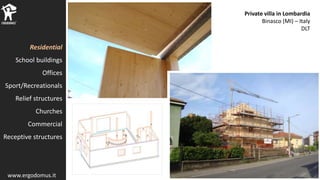 Ergodomus Timber Engineering: project portfolio | PPTX