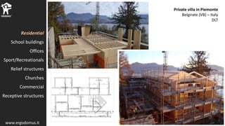 Ergodomus Timber Engineering: project portfolio | PPTX