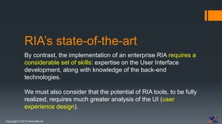 Web Site and Rich Internet Applications | PPT