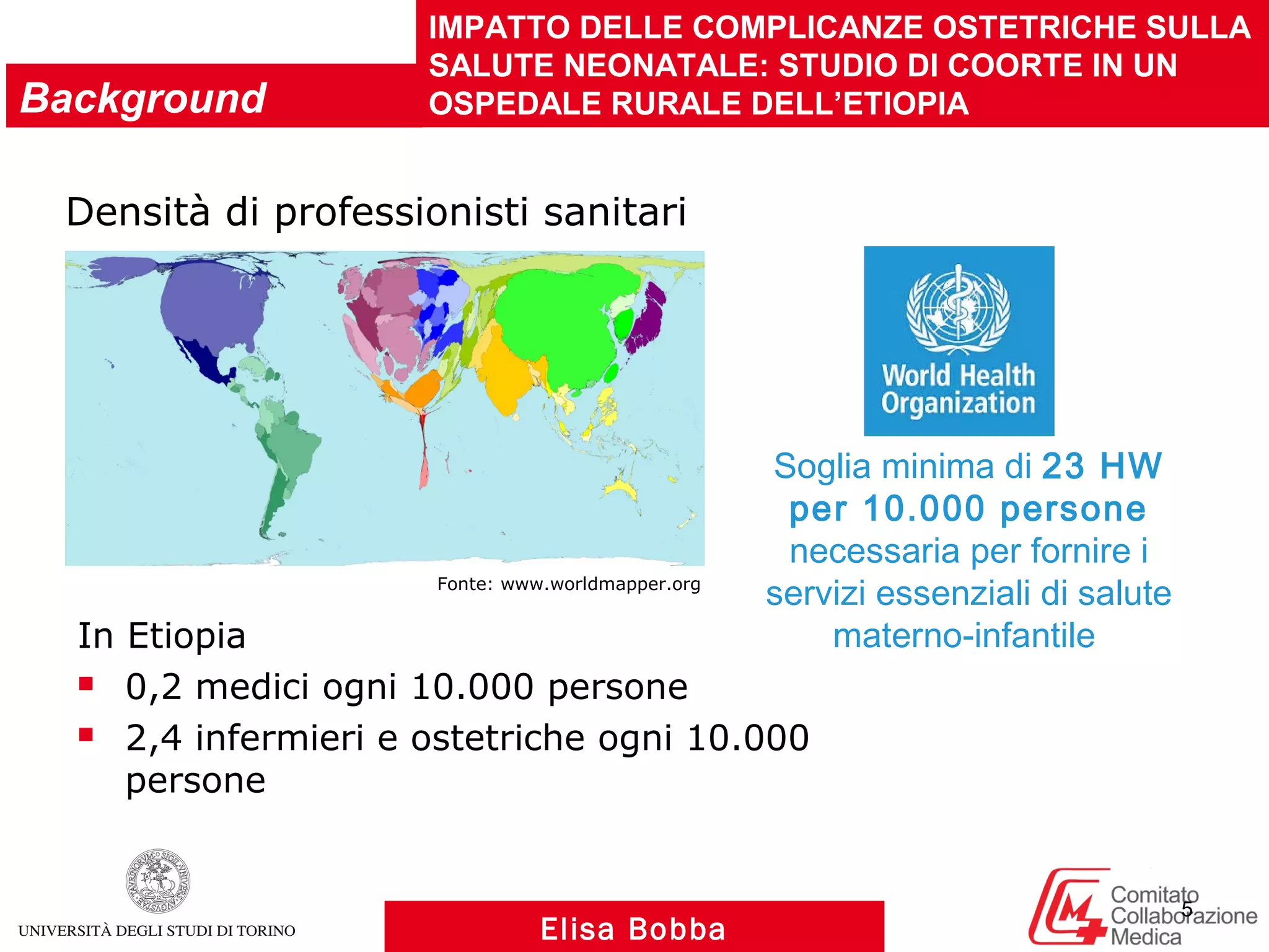 Impatto delle complicanze ostetriche sulla salute neonatale: studio di ...