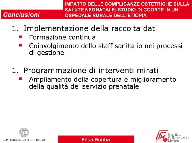 Impatto delle complicanze ostetriche sulla salute neonatale: studio di ...