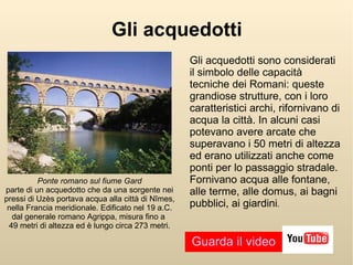 Gli antichi romani: grandi costruttori | PPT