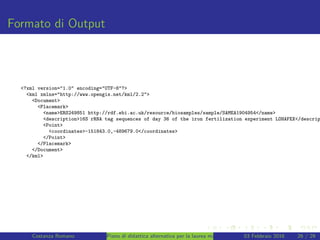 Piano di didattica alternativa per la magistrale | PPT