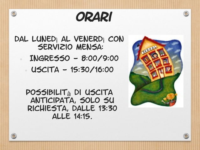 Presentazione scuola dell'infanzia | PPT