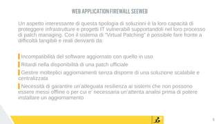 Web Application Firewall: proteggersi dal cyber risk | PPT