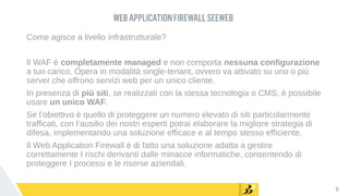 Web Application Firewall: proteggersi dal cyber risk | PPT