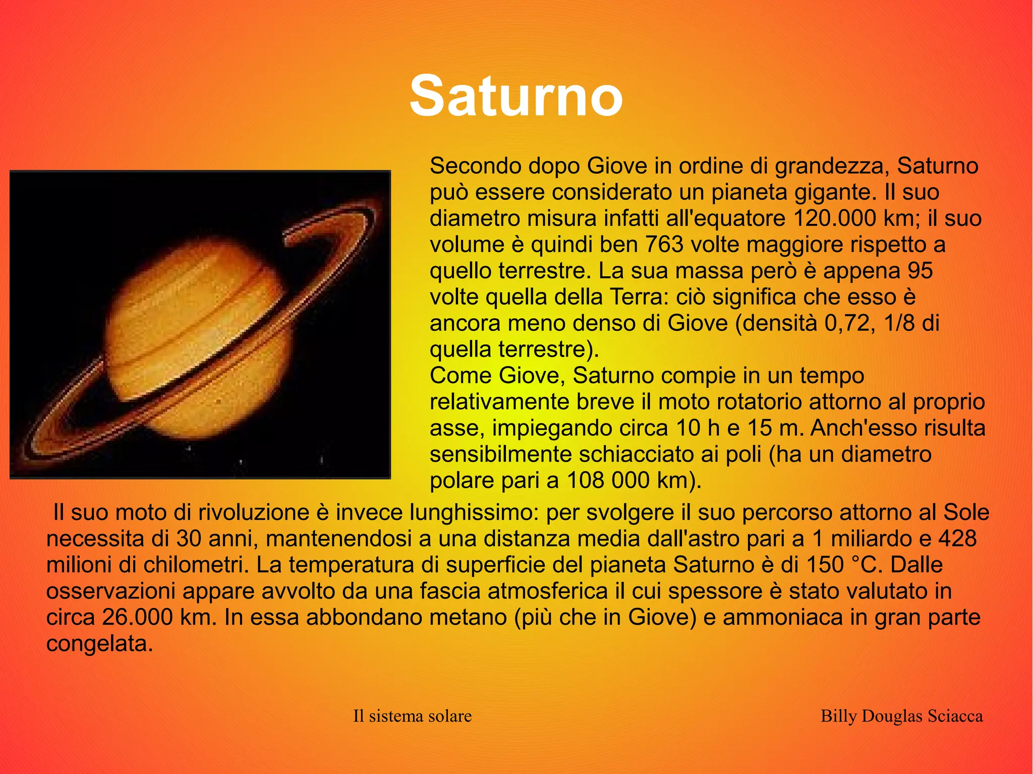 Presentazione sistema solare | ODP