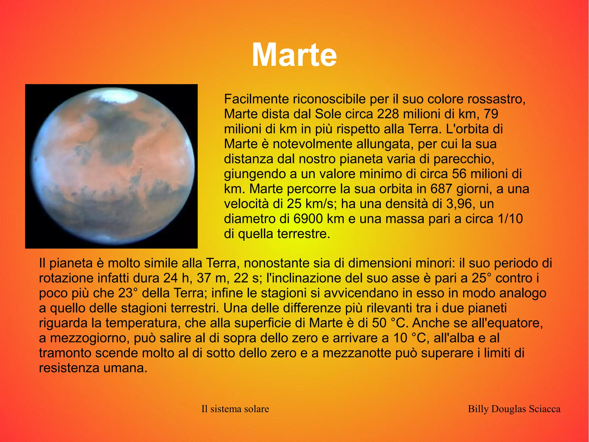 Presentazione sistema solare | ODP