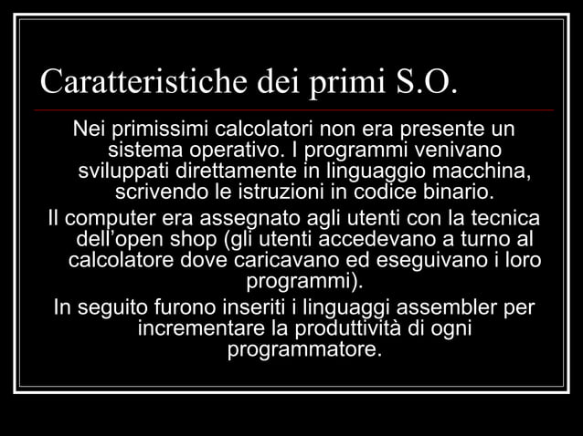 Presentazione sistemi operativi meli marco | PPT