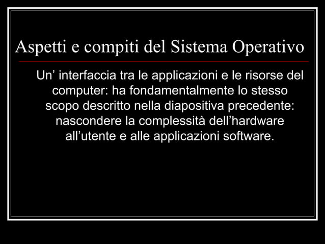 Presentazione sistemi operativi meli marco | PPT