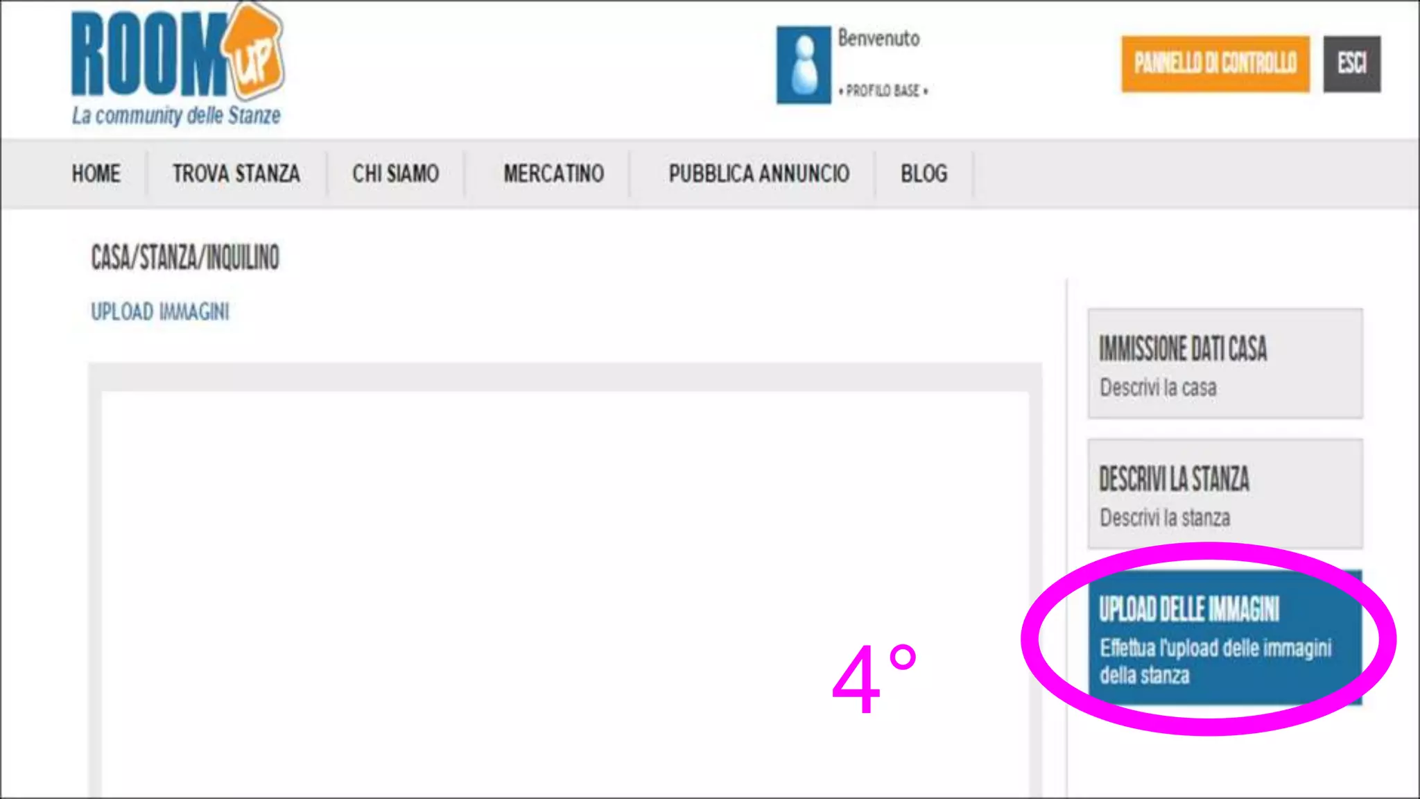 Offri una stanza o un posto letto in affitto | RoomUp gratuito veloce | PPT