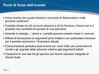 Presentazione evento ITincontra | PPTX | Business Expos & Conferences ...