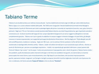 Presentazione Consorzio Tabiano | PPT