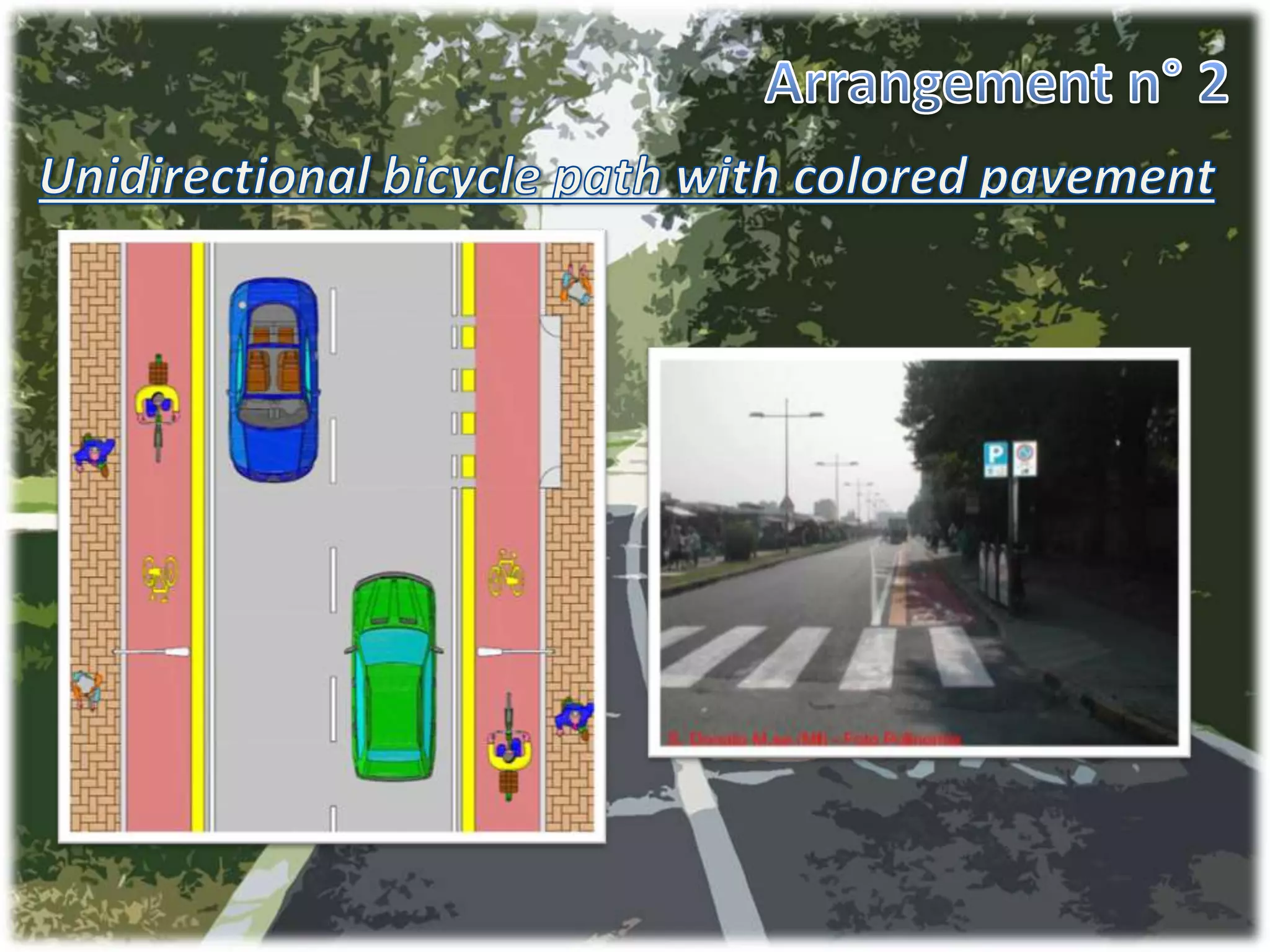 Pedestrian and bicycle path | PPTX