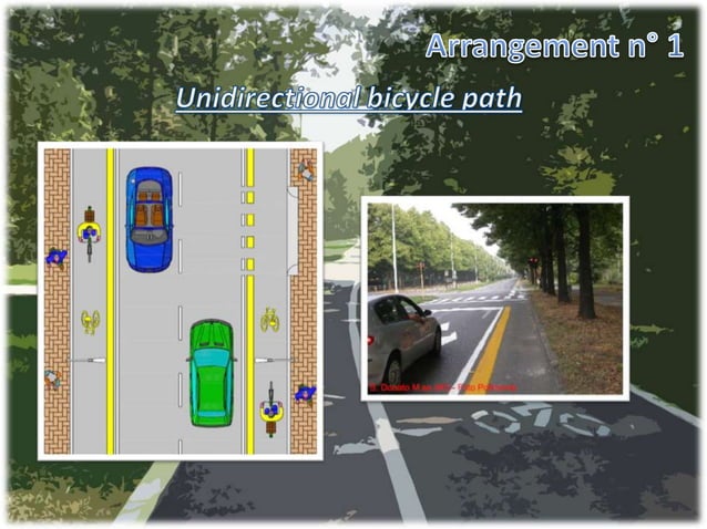 Pedestrian and bicycle path | PPTX