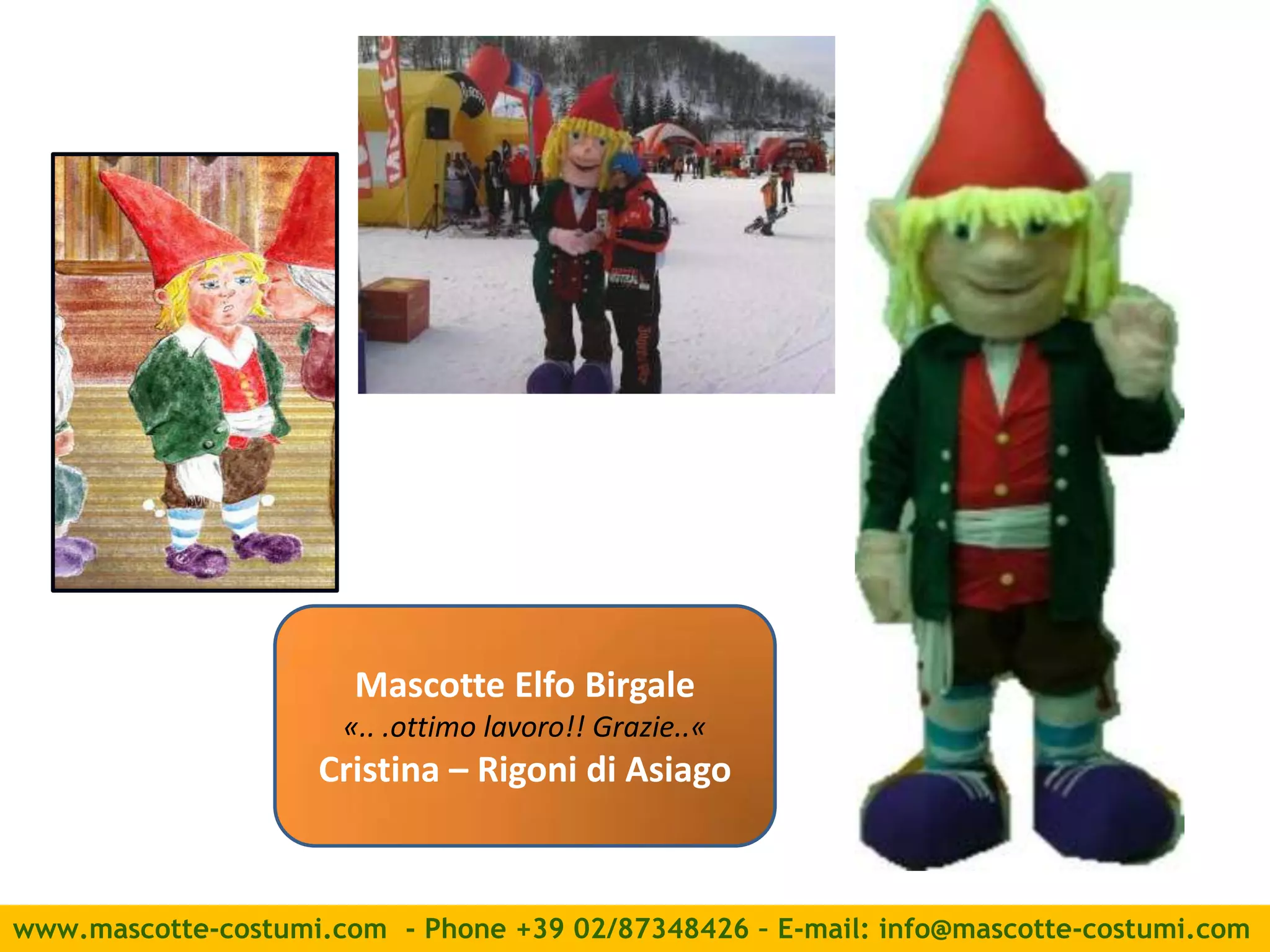 Mascotte e Costumi 2012 | PPTX