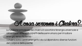 I sette Chakra | PPT