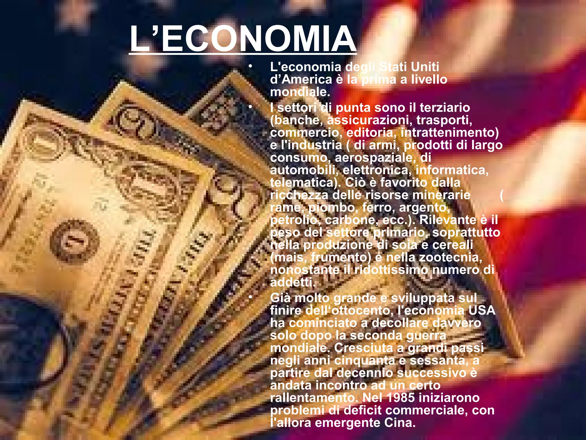Presentazione stati uniti | PPT