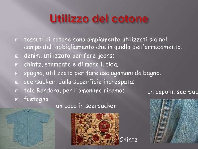 Presentazione su cotone