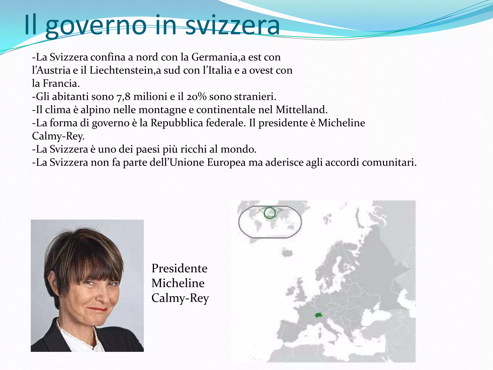 Presentazione svizzera | PPTX
