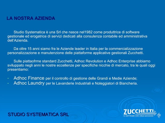 Presentazione systematica | PPT