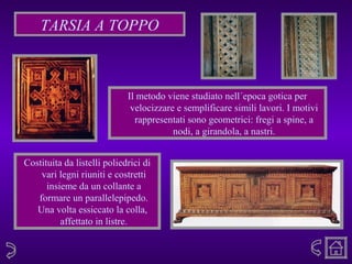 Presentazione tarsia | PPT
