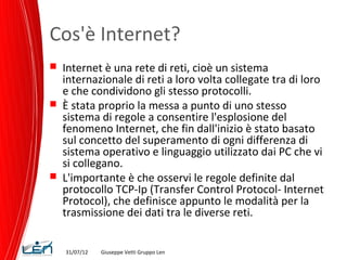 Internet Corso base_presentazione | PPT