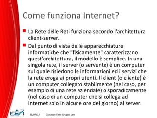 Internet Corso base_presentazione | PPT