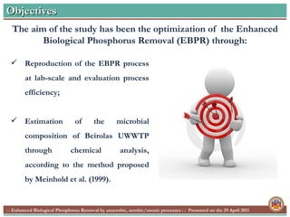 Enhanced Biological Phosporous Removal by Anaerobic and Aerobic/Anoxic ...