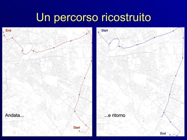 Un algoritmo di Map-Matching su reti stradali complesse | PPT
