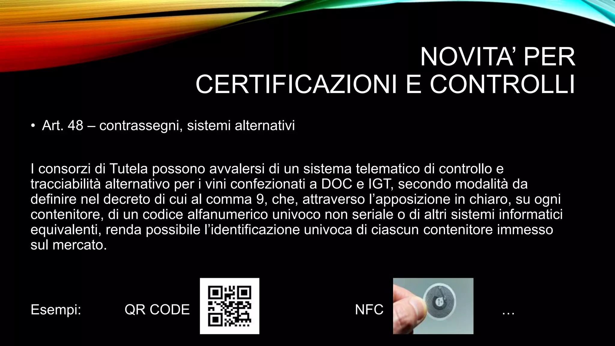 Presentazione Testo Unico del VIno | PPTX | Agriculture | Industries