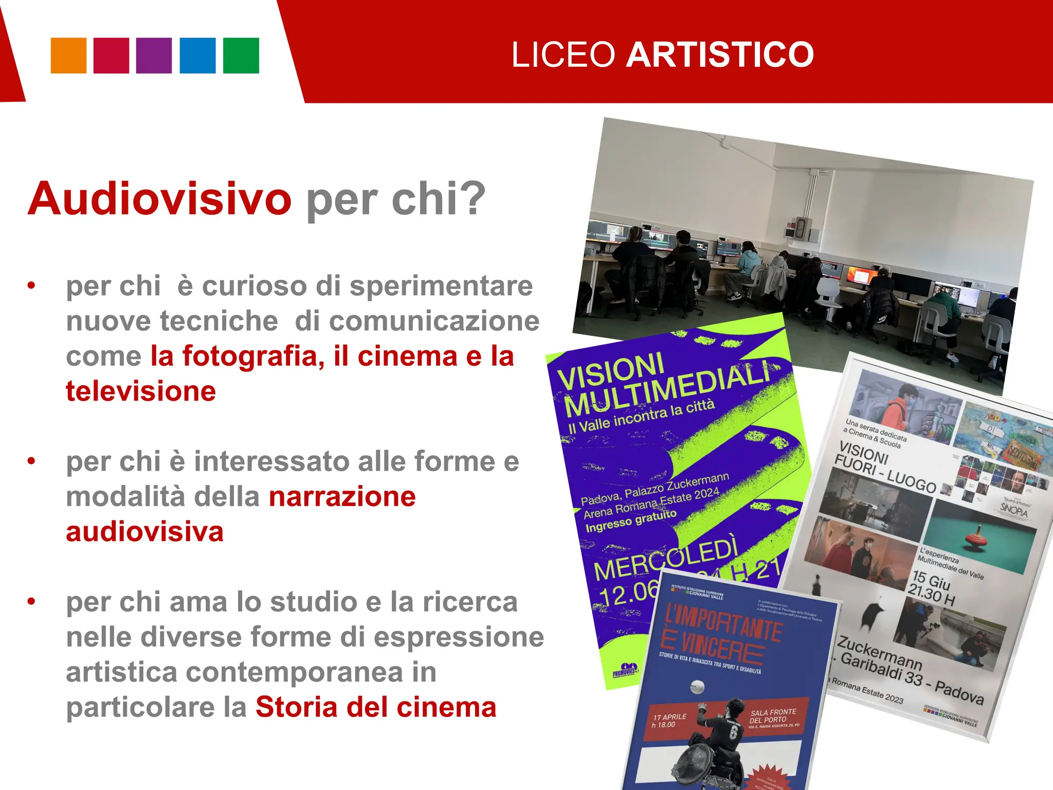 Presentazione Valle 2024-25 con date scuola aperta e ministage | PDF