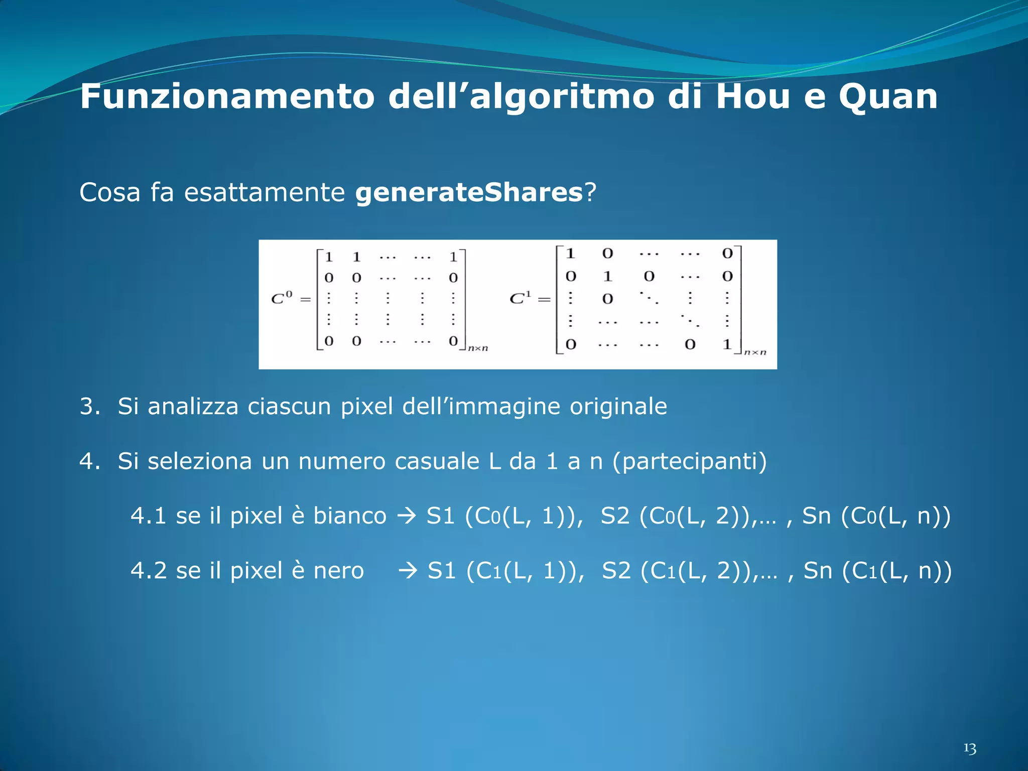 Studio ed implementazione di schemi di crittografia visuale progressiva | PDF