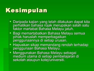 Present bahasa rojak | PPT