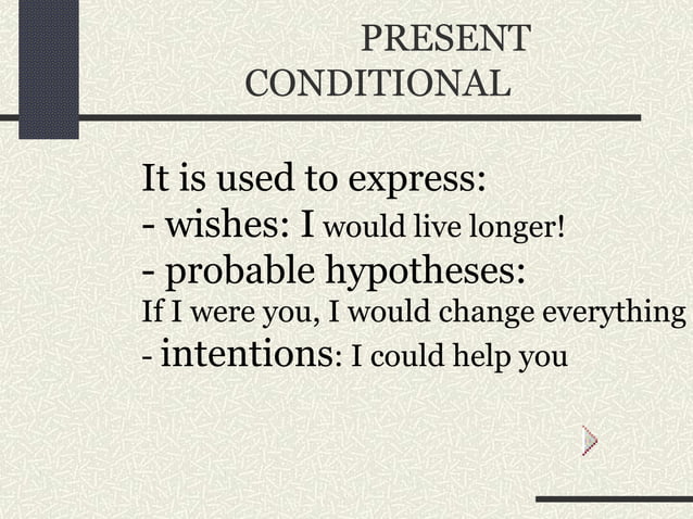 Present conditional | PPTX